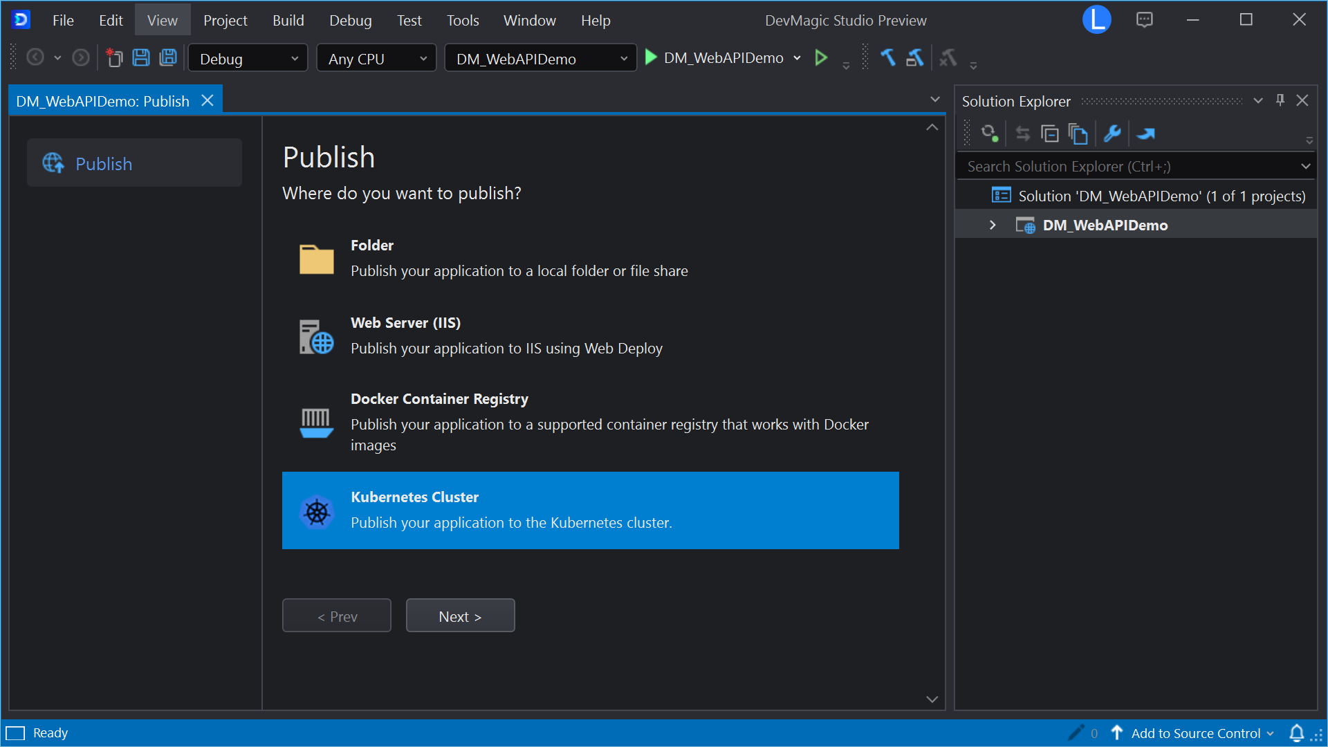 Low-Code IDE for Real .NET Developers | DevMagic Studio